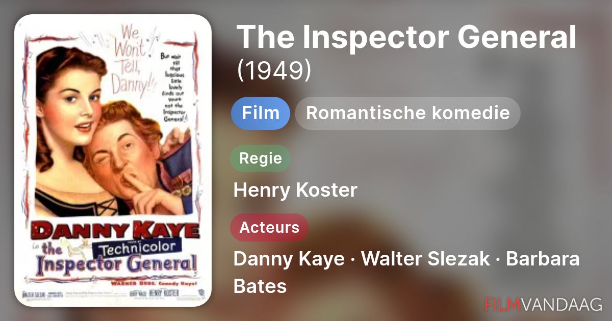 The Inspector General (film, 1949) - FilmVandaag.nl