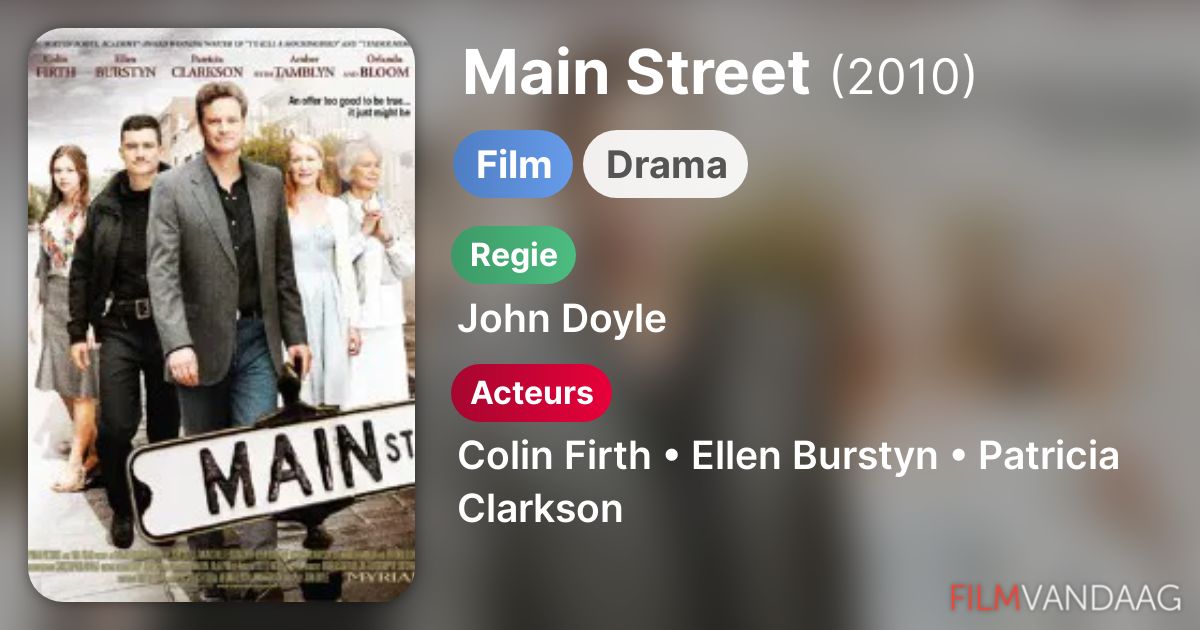 Main Street (film, 2010) - FilmVandaag.nl