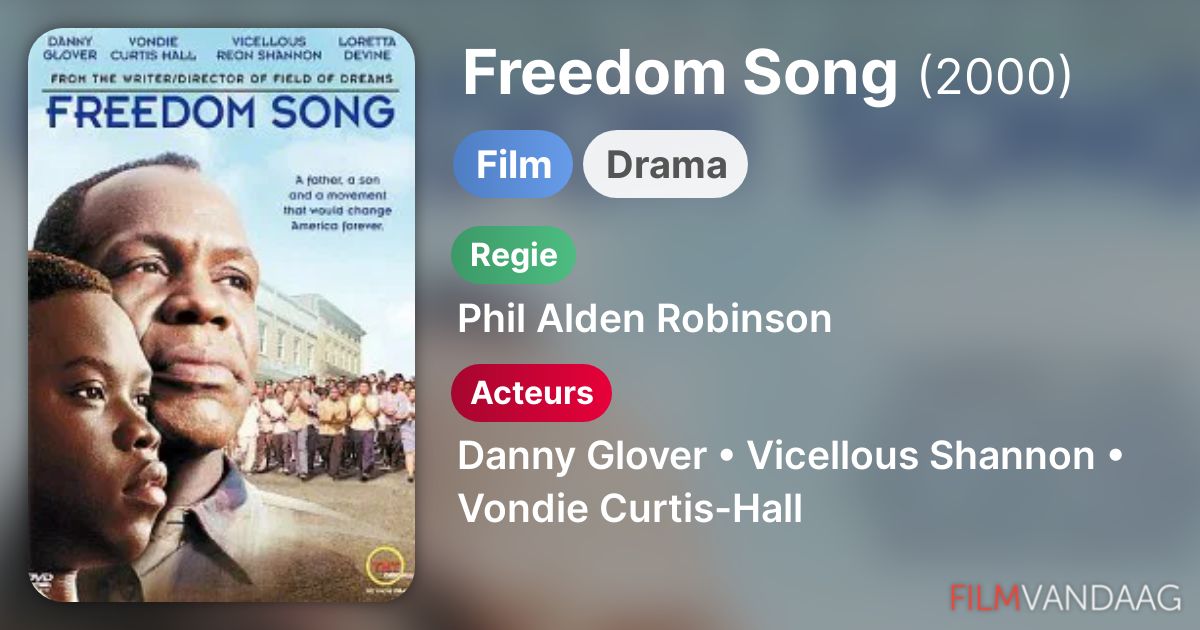 Freedom Song (film, 2000) - FilmVandaag.nl