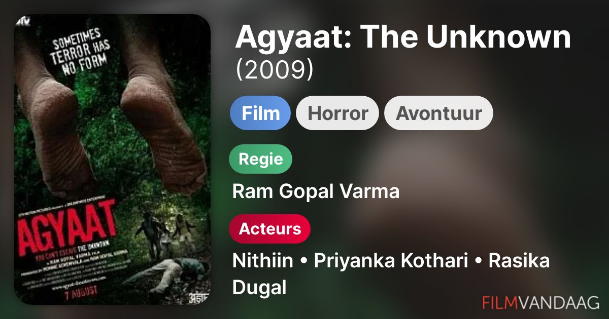 Agyaat: The Unknown (film, 2009) - FilmVandaag.nl