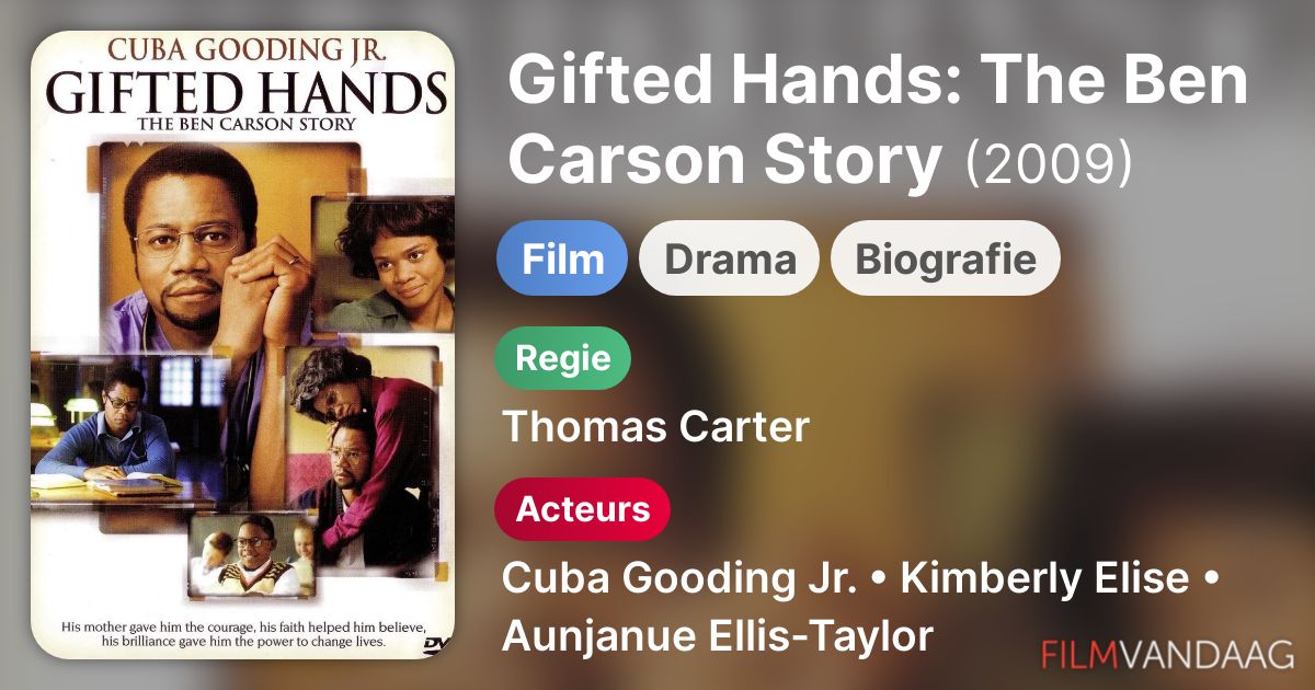 Gifted Hands: The Ben Carson Story (film, 2009) - FilmVandaag.nl