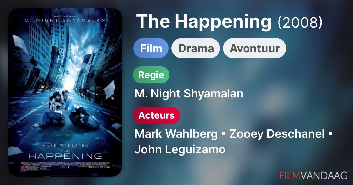 The Happening (film, 2008) - FilmVandaag.nl