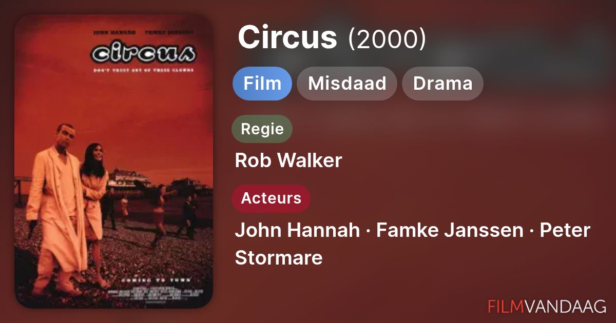 Circus (film, 2000) - FilmVandaag.nl
