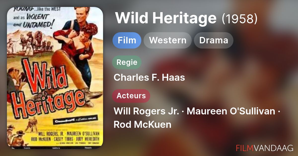 Wild Heritage (film, 1958) - FilmVandaag.nl