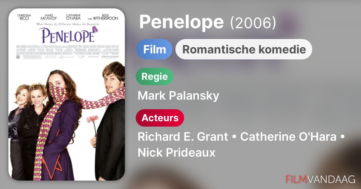 Penelope (film, 2006) - FilmVandaag.nl