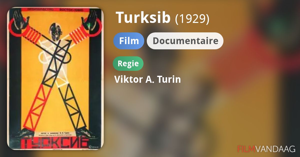 Turksib (film, 1929) - FilmVandaag.nl