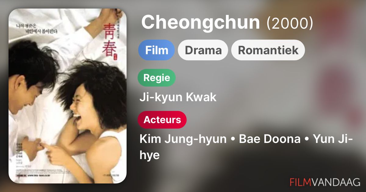 Cheongchun (film, 2000) - FilmVandaag.nl