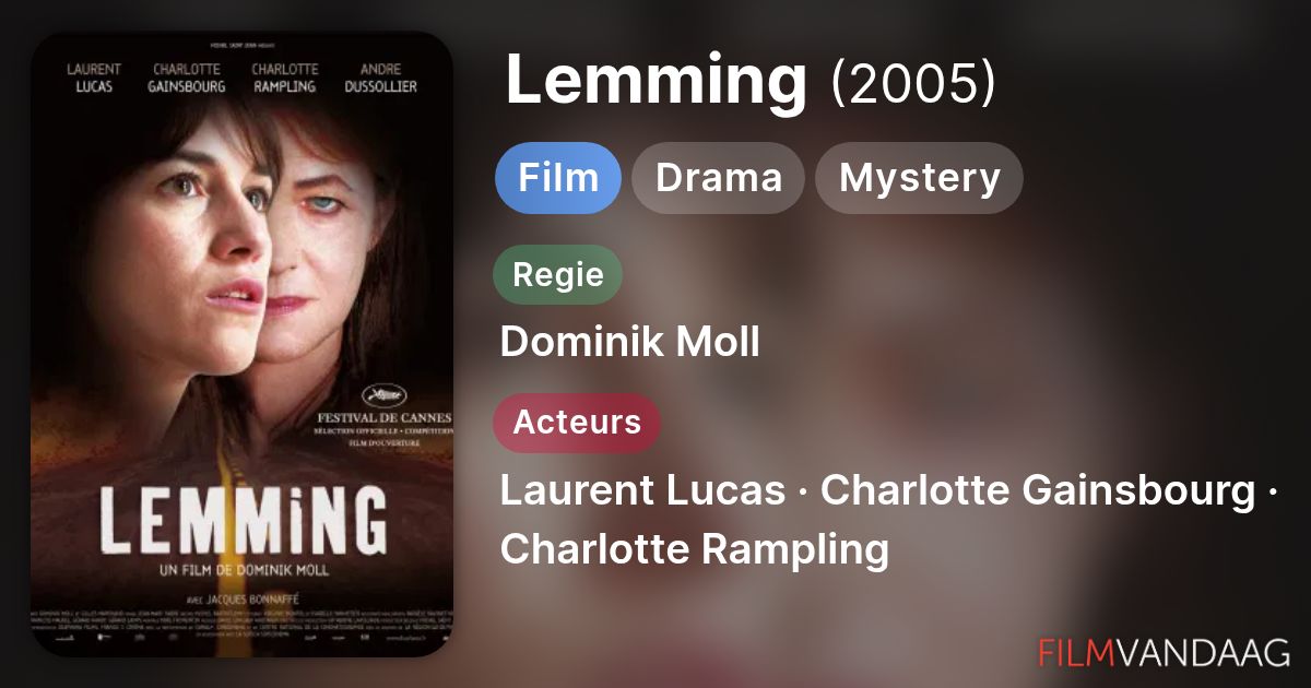 Lemming (film, 2005) - FilmVandaag.nl