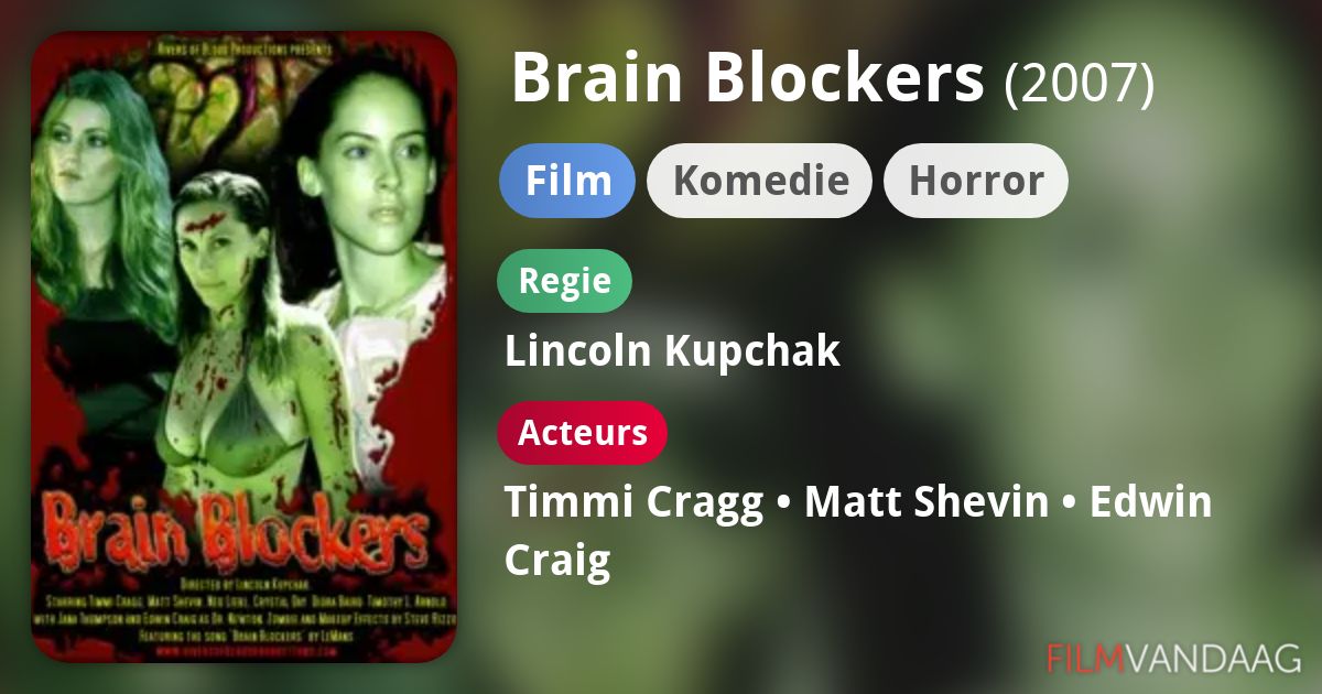 Brain Blockers (film, 2007) - FilmVandaag.nl