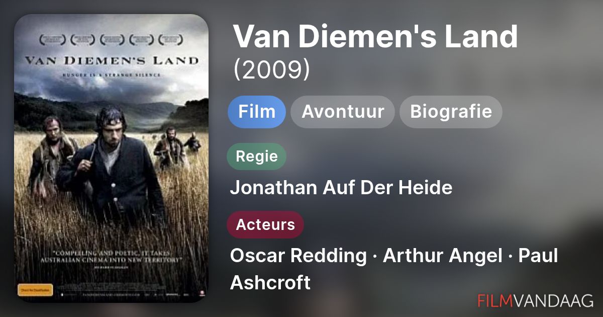 Van Diemen's Land (film, 2009) - FilmVandaag.nl
