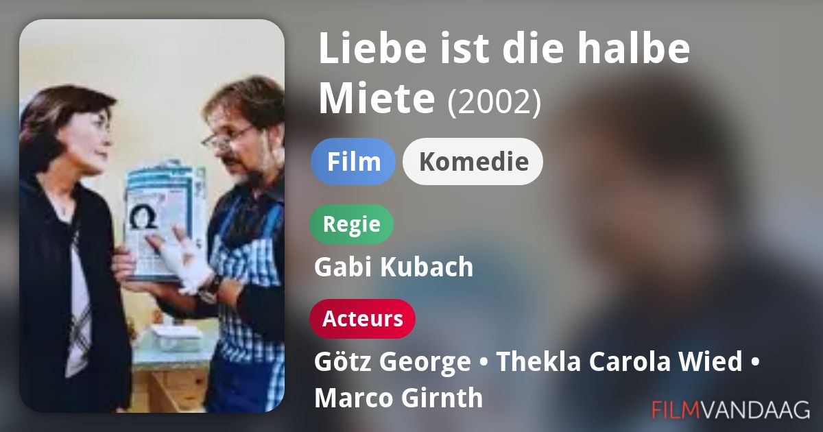 Liebe ist die halbe Miete (film, 2002) - FilmVandaag.nl
