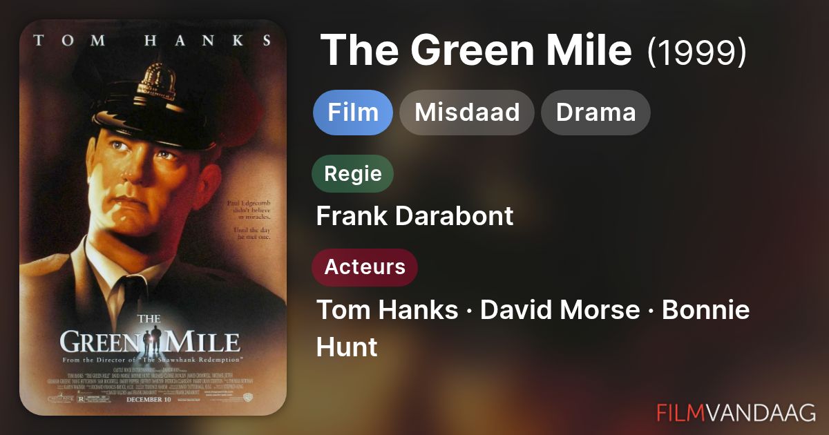 The Green Mile (film, 1999) - FilmVandaag.nl