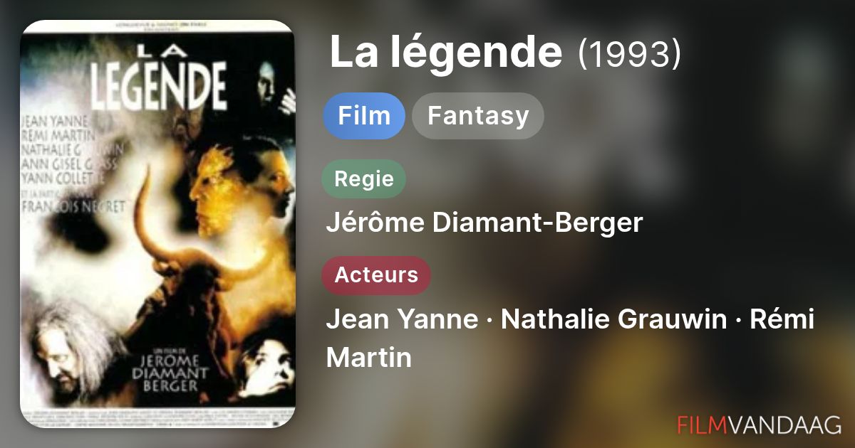 La légende (film, 1993) - FilmVandaag.nl