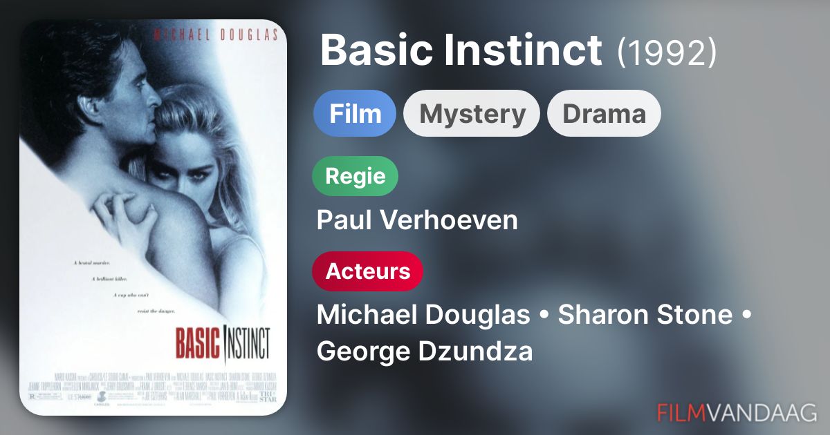 Basic Instinct (film, 1992) - FilmVandaag.nl