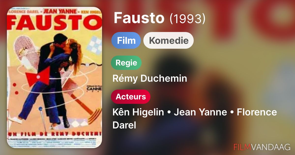 Fausto (film, 1993) - FilmVandaag.nl