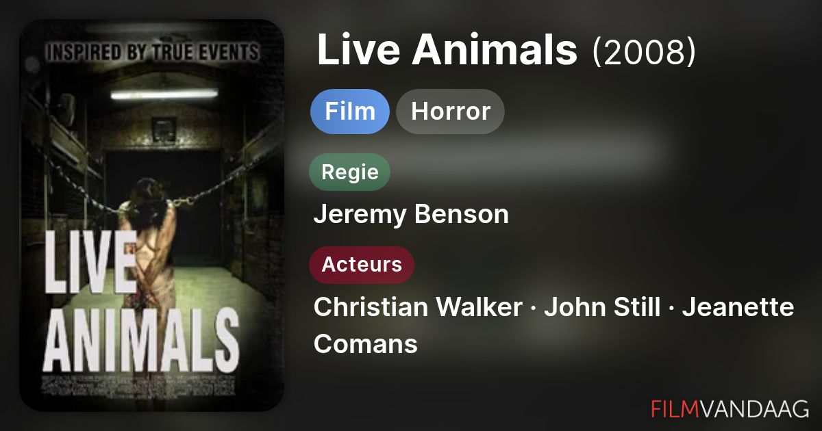 Live Animals (film, 2008) - FilmVandaag.nl