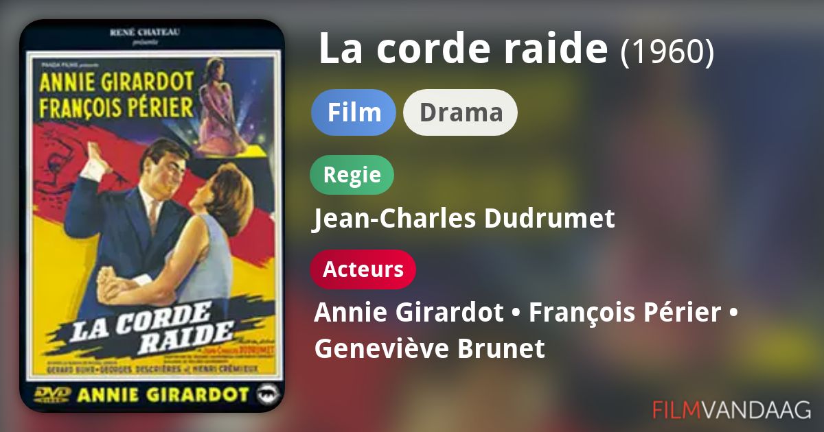 La corde raide (film, 1960) - FilmVandaag.nl