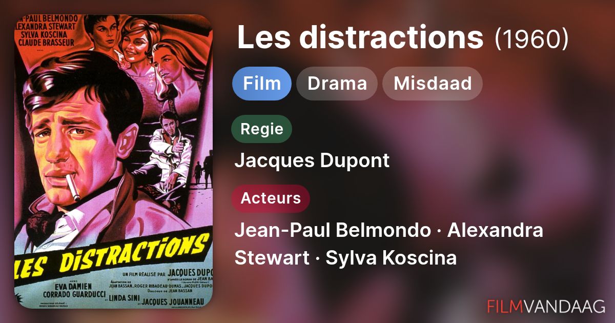 Les distractions (film, 1960) - FilmVandaag.nl