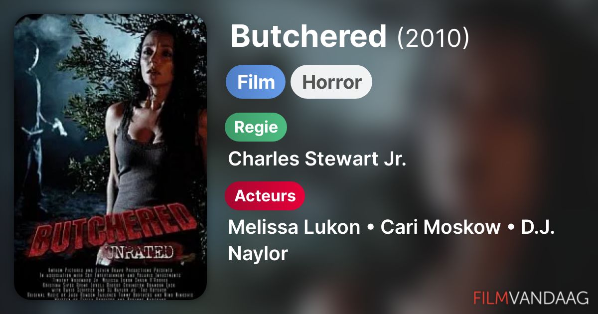 Butchered (film, 2009) - FilmVandaag.nl