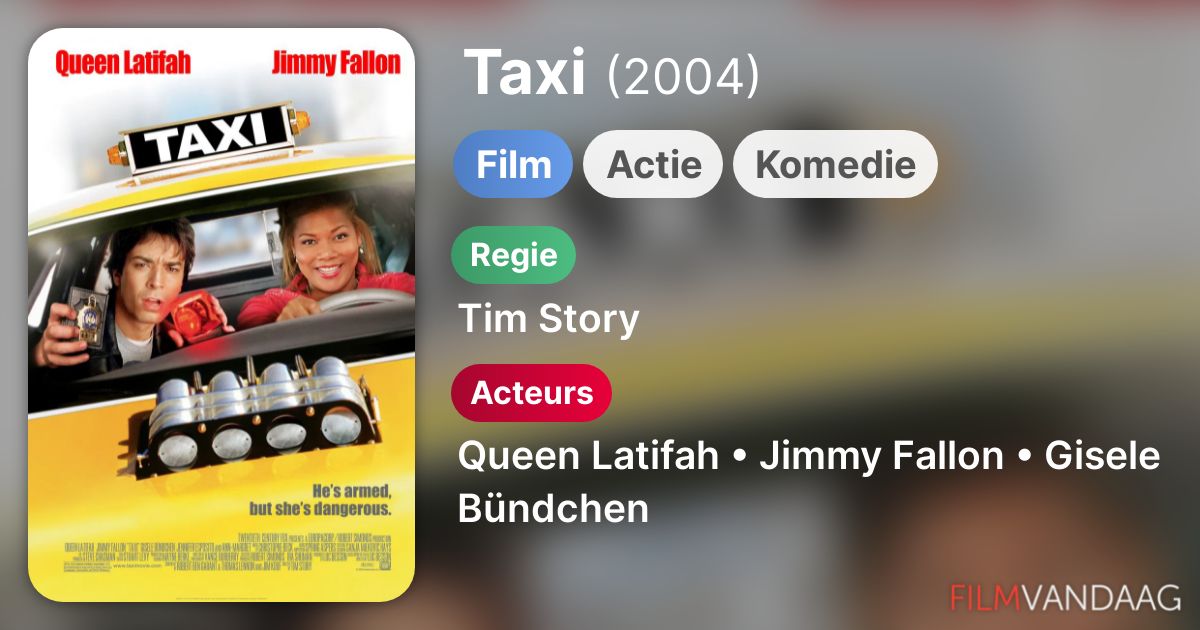 Taxi (film, 2004) - FilmVandaag.nl