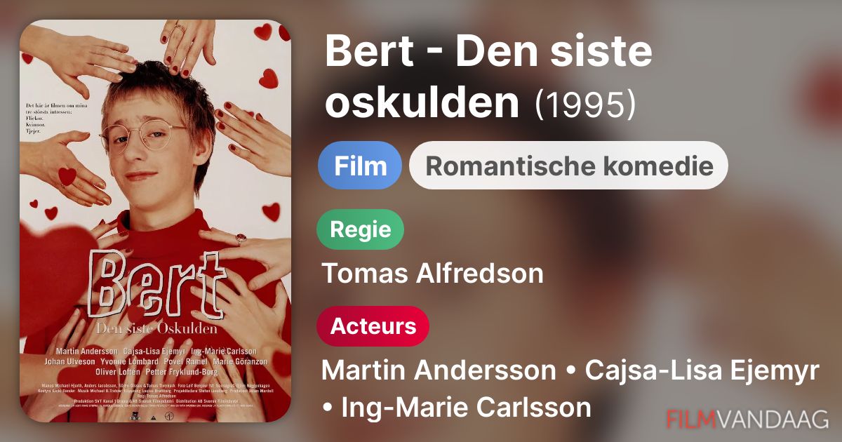 Bert - Den siste oskulden (film, 1995) - FilmVandaag.nl