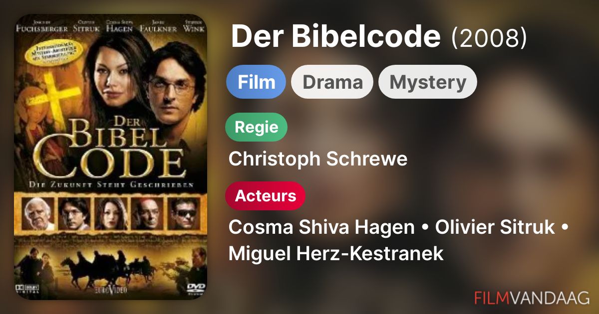 Der Bibelcode (film, 2008) - FilmVandaag.nl
