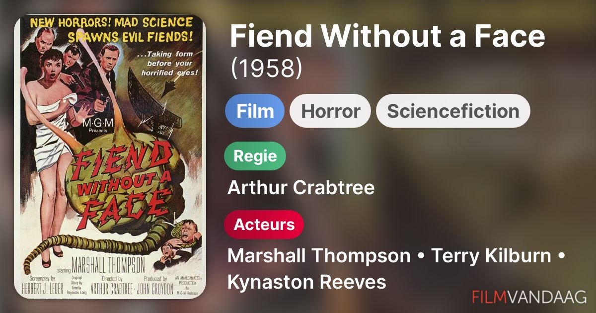 Fiend Without a Face (film, 1958) - FilmVandaag.nl