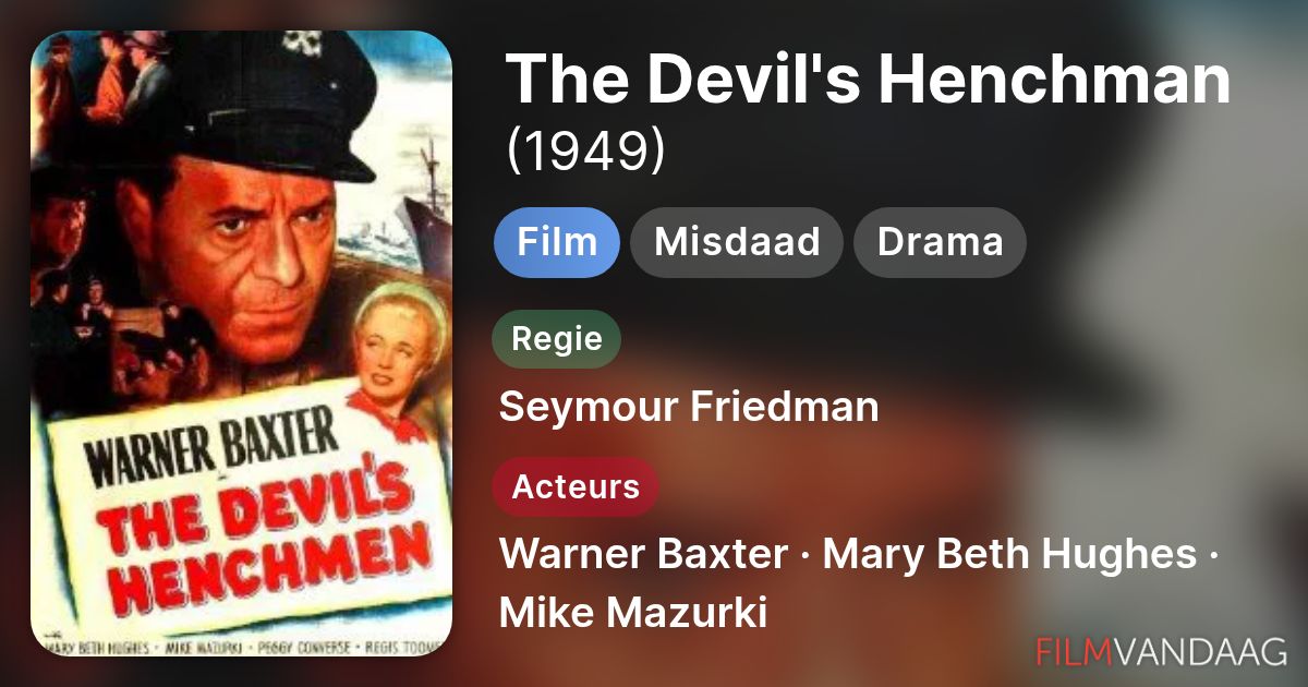 The Devil's Henchman (film, 1949) - FilmVandaag.nl