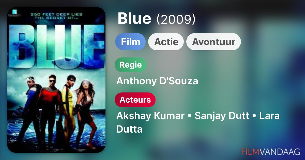 Blue (film, 2009) - FilmVandaag.nl