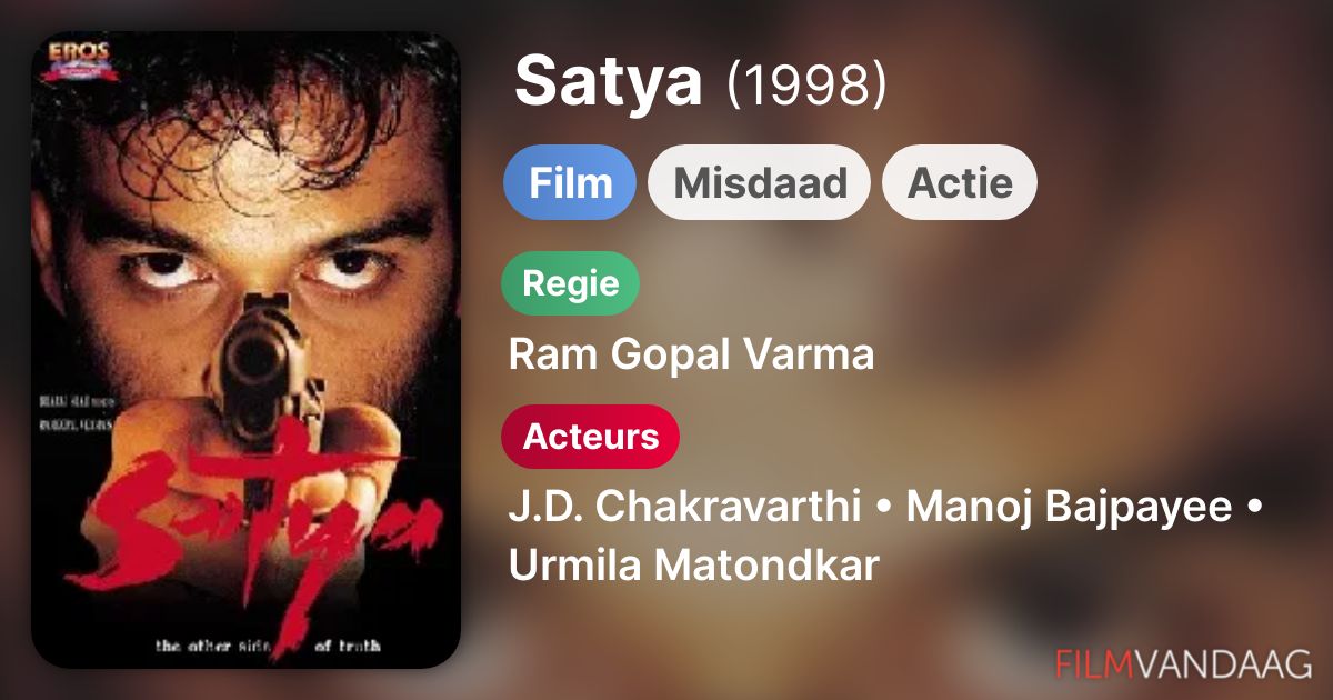 Satya (film, 1998) - FilmVandaag.nl