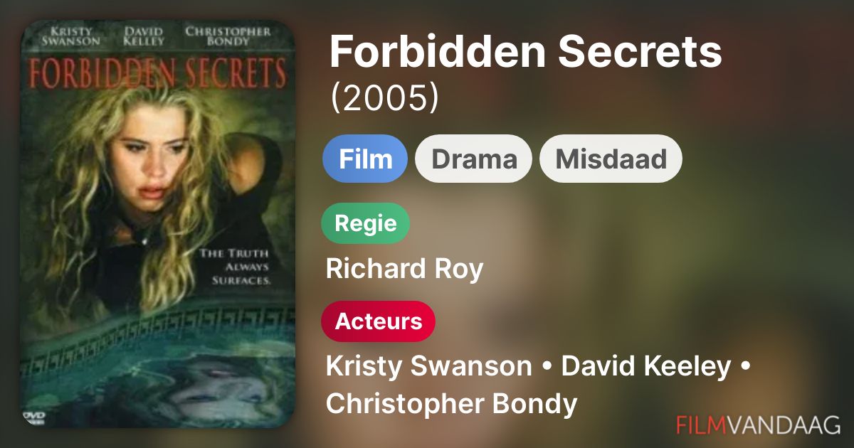 Forbidden Secrets (film, 2005) - FilmVandaag.nl