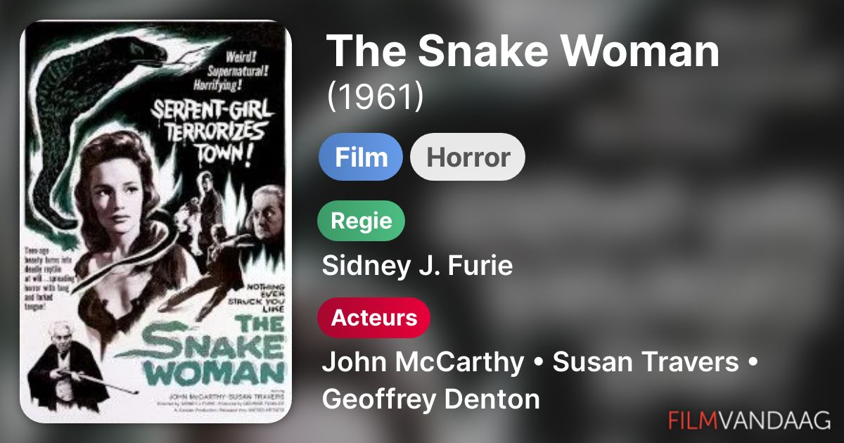 The Snake Woman (film, 1961) - FilmVandaag.nl