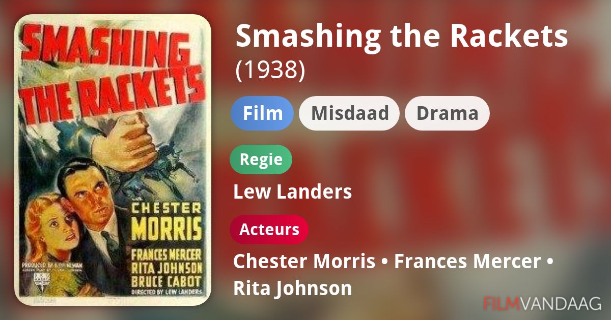 Smashing the Rackets (film, 1938) - FilmVandaag.nl