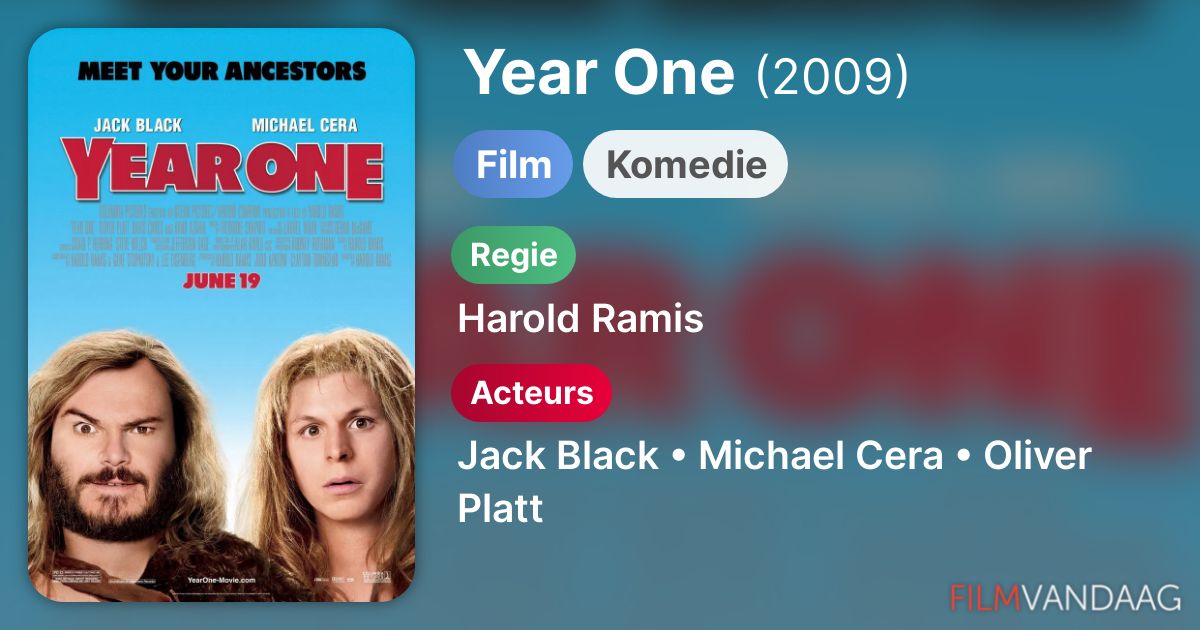 Year One (film, 2009) - FilmVandaag.nl