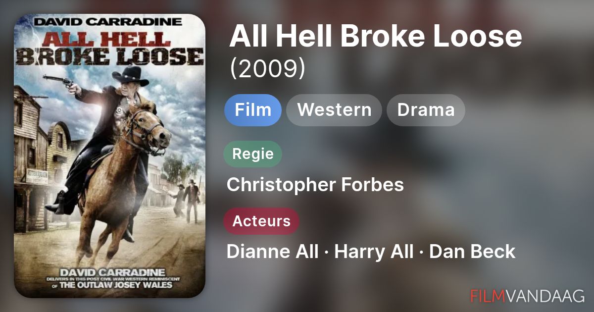 All Hell Broke Loose (film, 2009) - FilmVandaag.nl