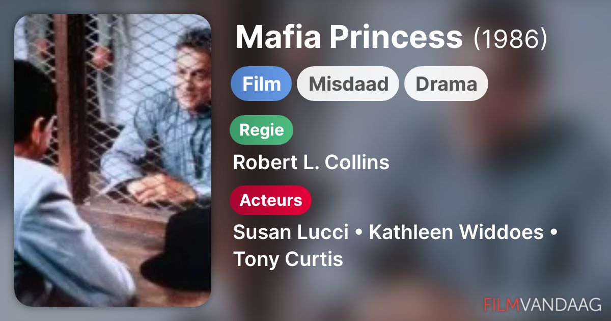 Mafia Princess (film, 1986) - FilmVandaag.nl