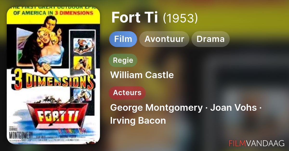 Fort Ti (film, 1953) - FilmVandaag.nl