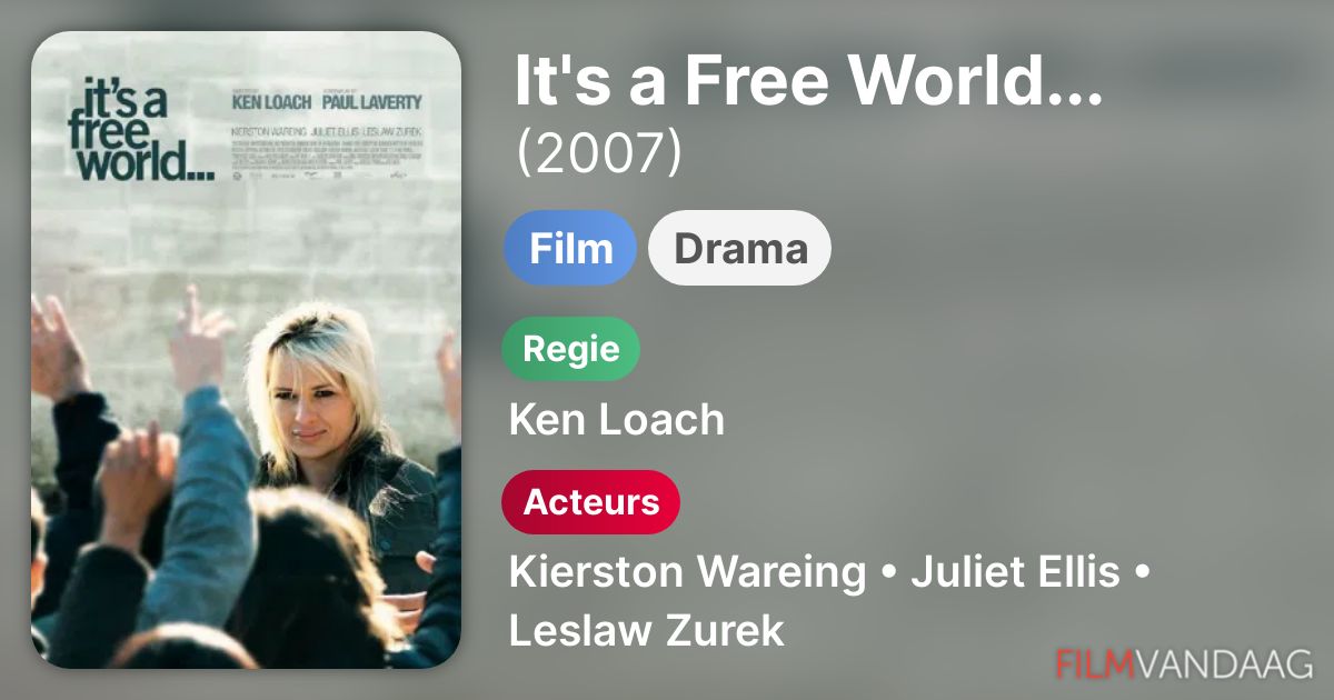 It's a Free World... (film, 2007) - FilmVandaag.nl