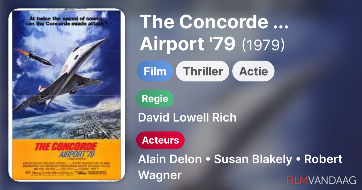 The Concorde ... Airport '79 (film, 1979) - FilmVandaag.nl