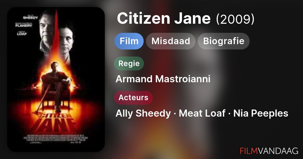 Citizen Jane (film, 2009) - FilmVandaag.nl