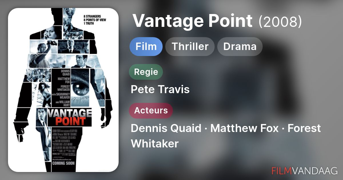 Vantage Point (film, 2008) - FilmVandaag.nl