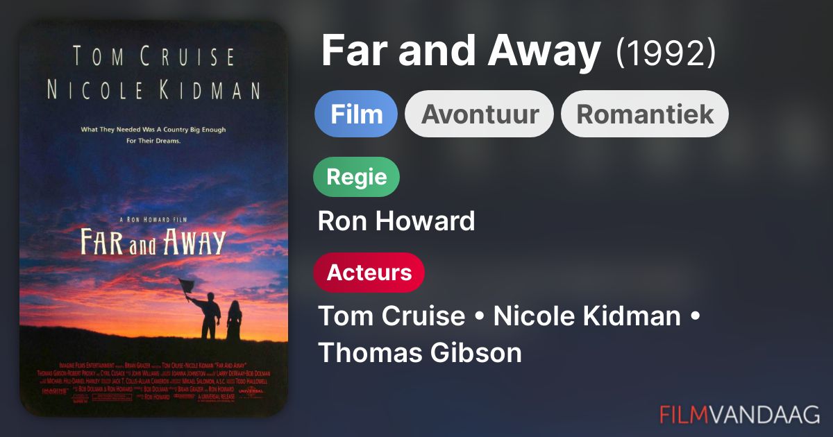 Far and Away (film, 1992) - FilmVandaag.nl