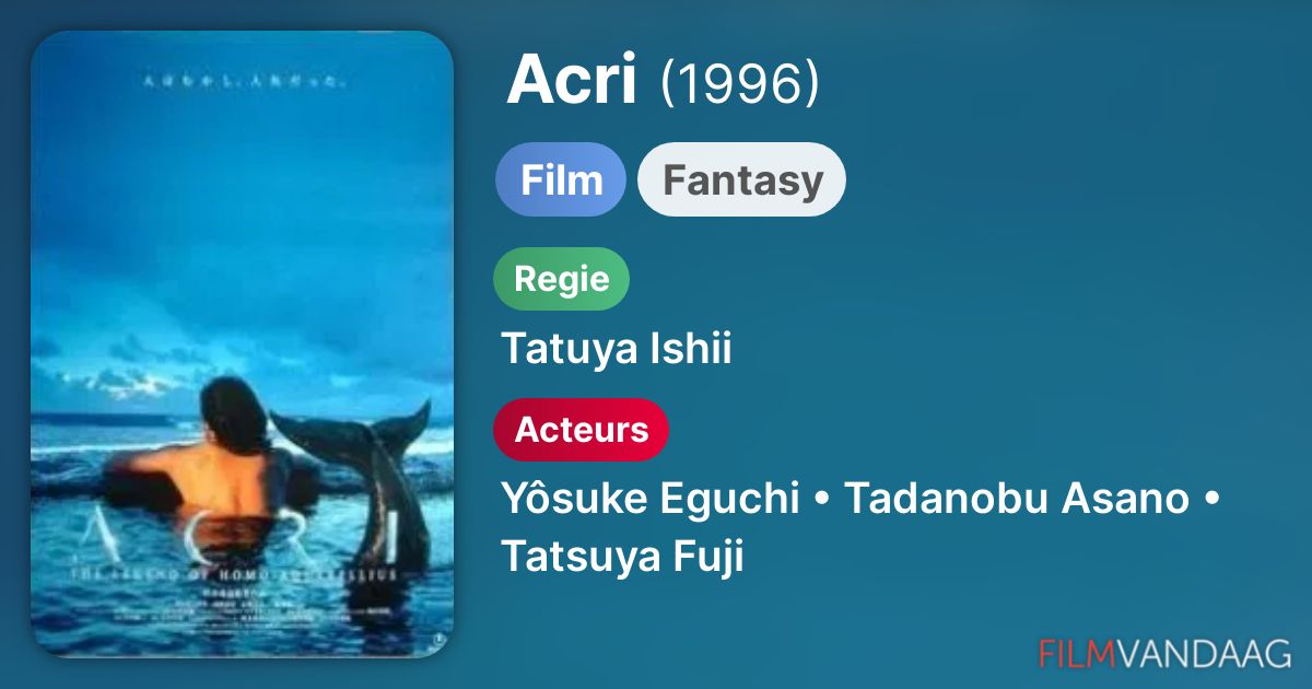 Acri (film, 1996) - FilmVandaag.nl