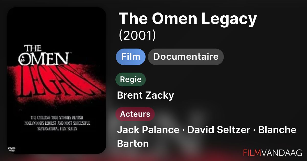 The Omen Legacy (film, 2001) - FilmVandaag.nl