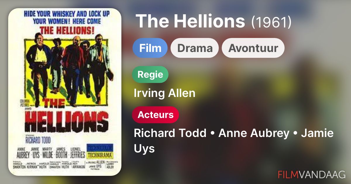 The Hellions (film, 1961) - FilmVandaag.nl