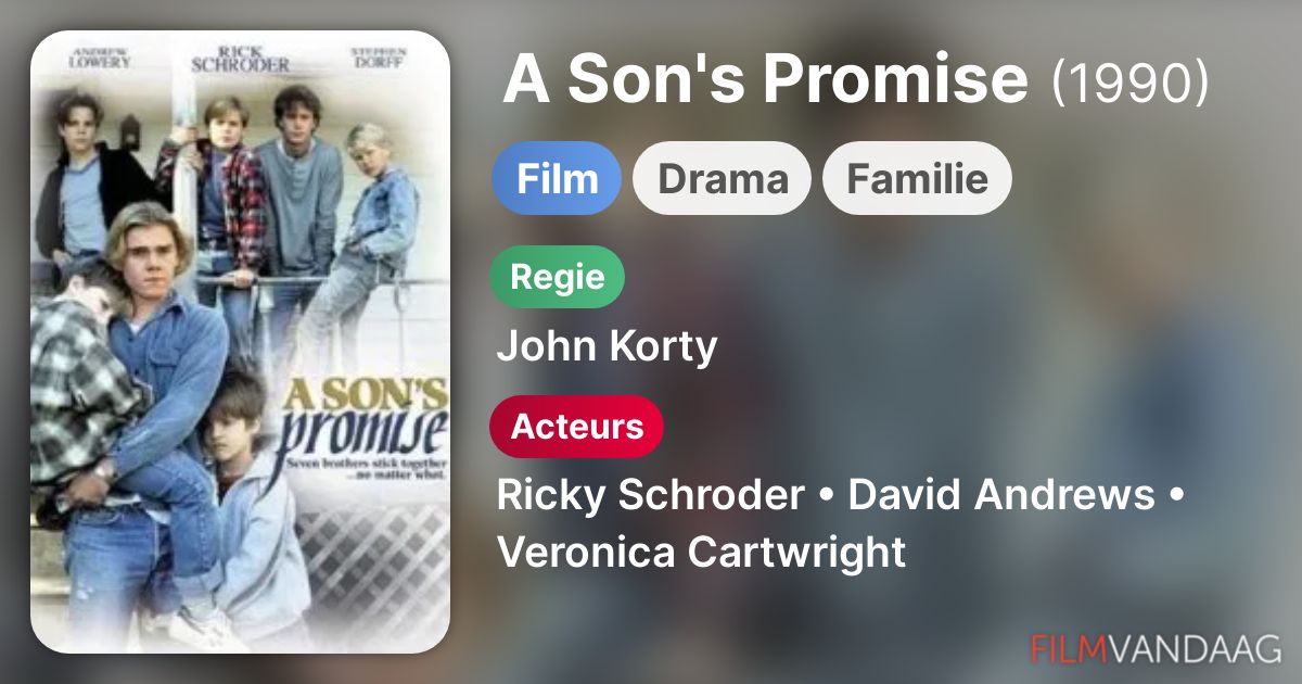 A Son's Promise (film, 1990) - FilmVandaag.nl