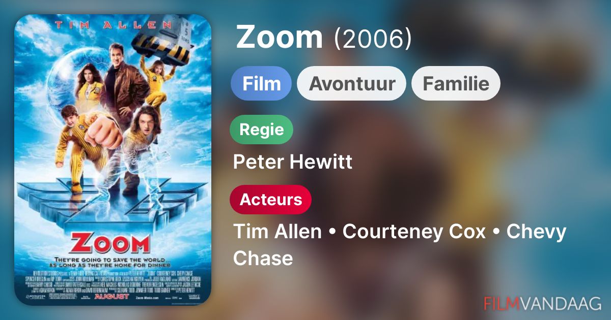 Zoom (film, 2006) - FilmVandaag.nl