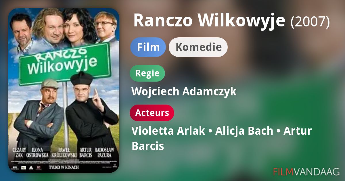 Alle acteurs in Ranczo Wilkowyje (film, 2007) - FilmVandaag.nl