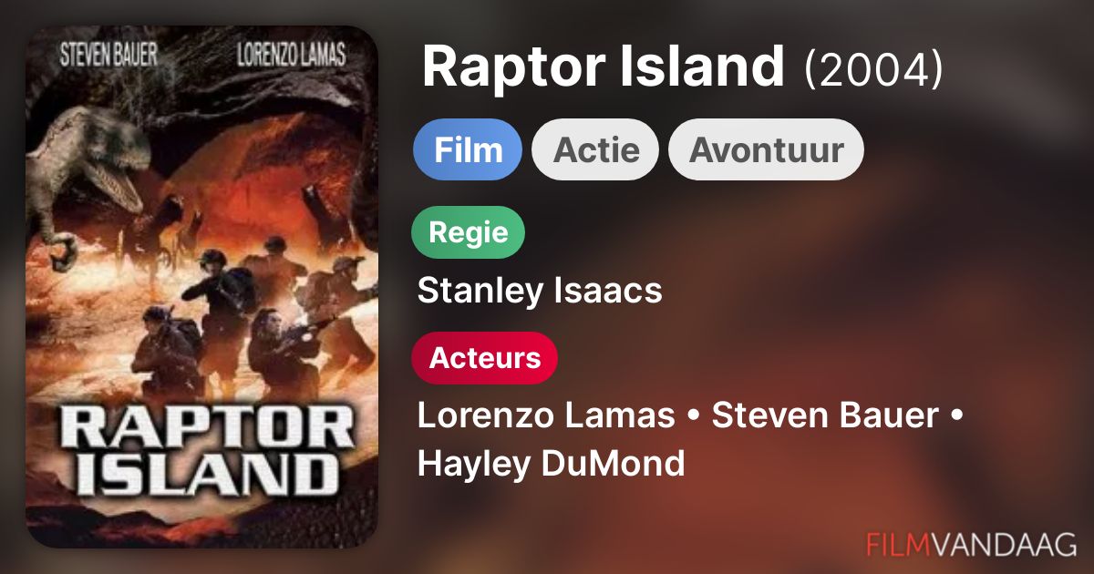 Raptor Island (film, 2004) - FilmVandaag.nl