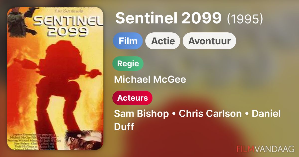 Sentinel 2099 (film, 1995) - FilmVandaag.nl